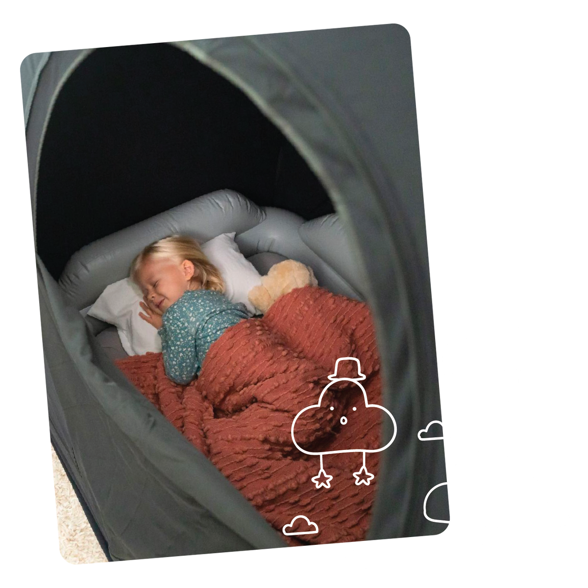 SlumberTot Inflatable Toddler Bed – SlumberPod Canada